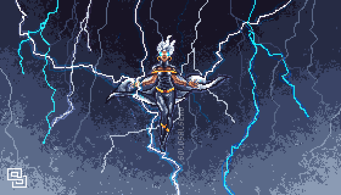 Storm (X-men) - Pixel Art | Domestika